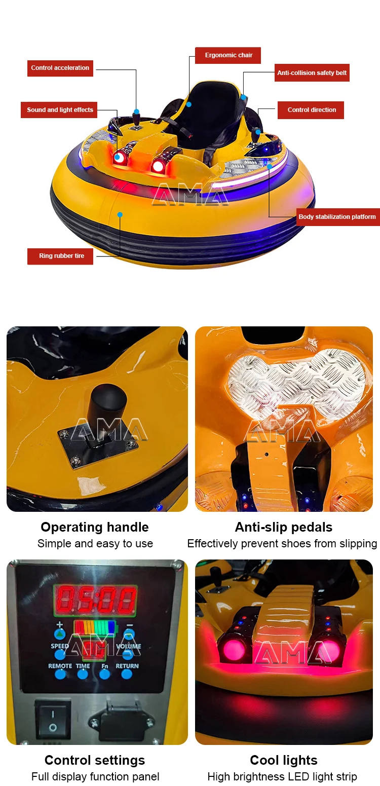 AMA Inflatable Bumper Cars - Fun for Kids at Amusement Parks