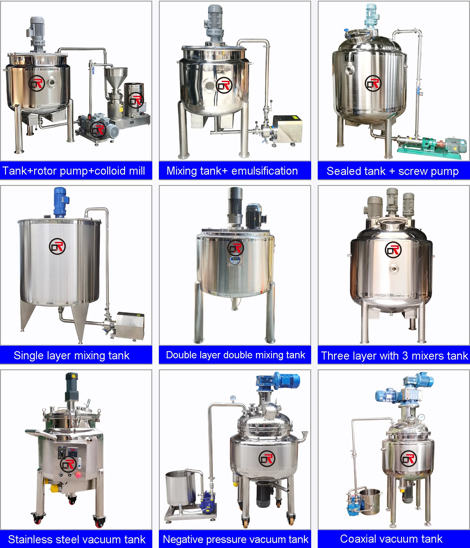 double jacketed, sauce jam ketchup industrial mixing tanks