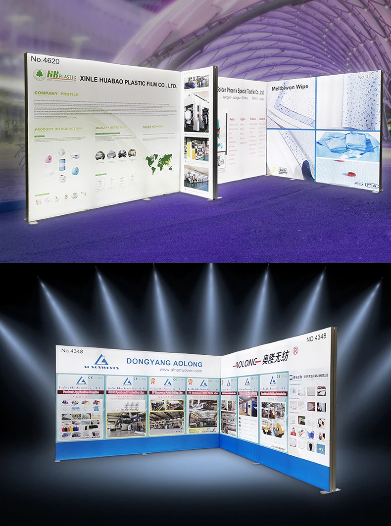 Floor Standing Backlit Tension Fabric Modern Exhibition Light Box 20x20 ...