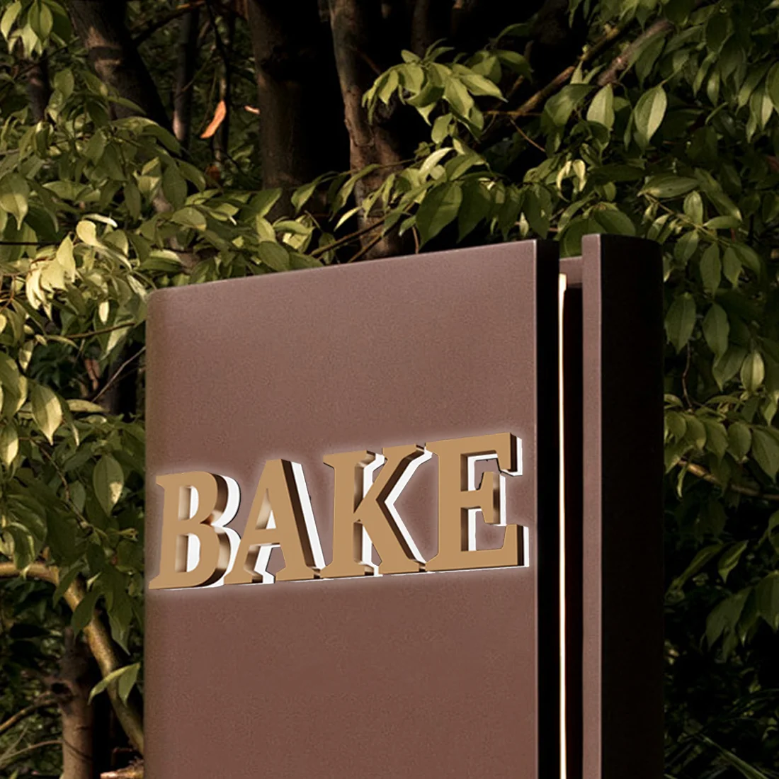 Customized Signage Backlit Outdoor Store Front Sign Metal Logo Channel ...