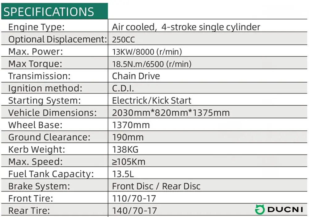 DR200 Sport Dirt Bike 250cc Gasoline Sport Motorcycle Racing Bike ...