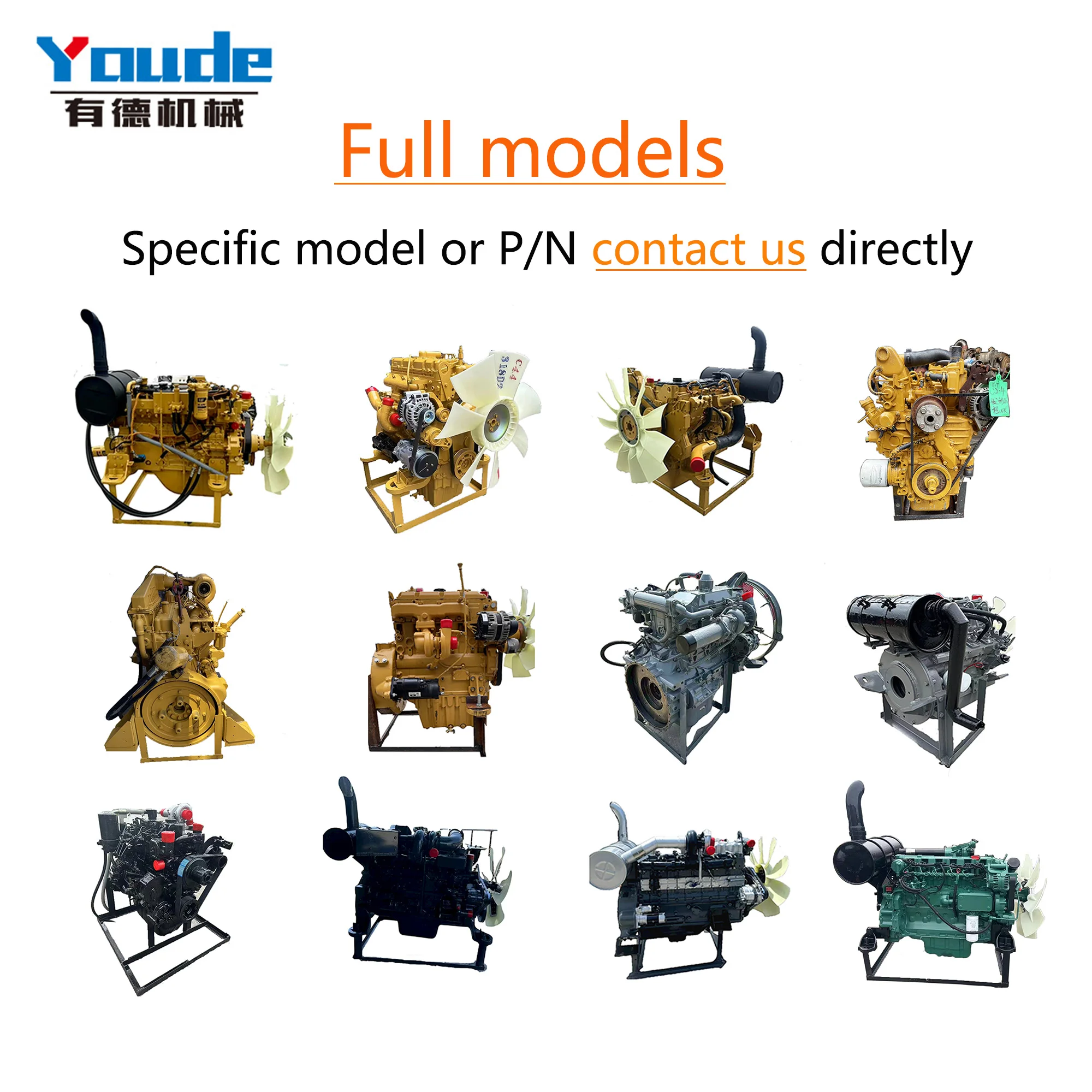Daewoo DB58T Engine Assembly for Excavators - Reliable Power
