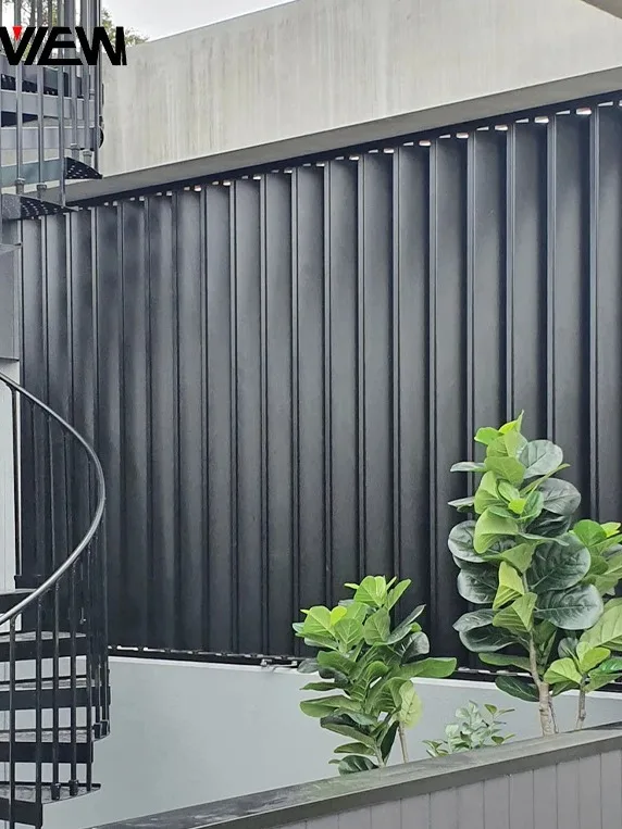 Customized Residential Shutters Fence Wall Panels Aluminum Privacy ...