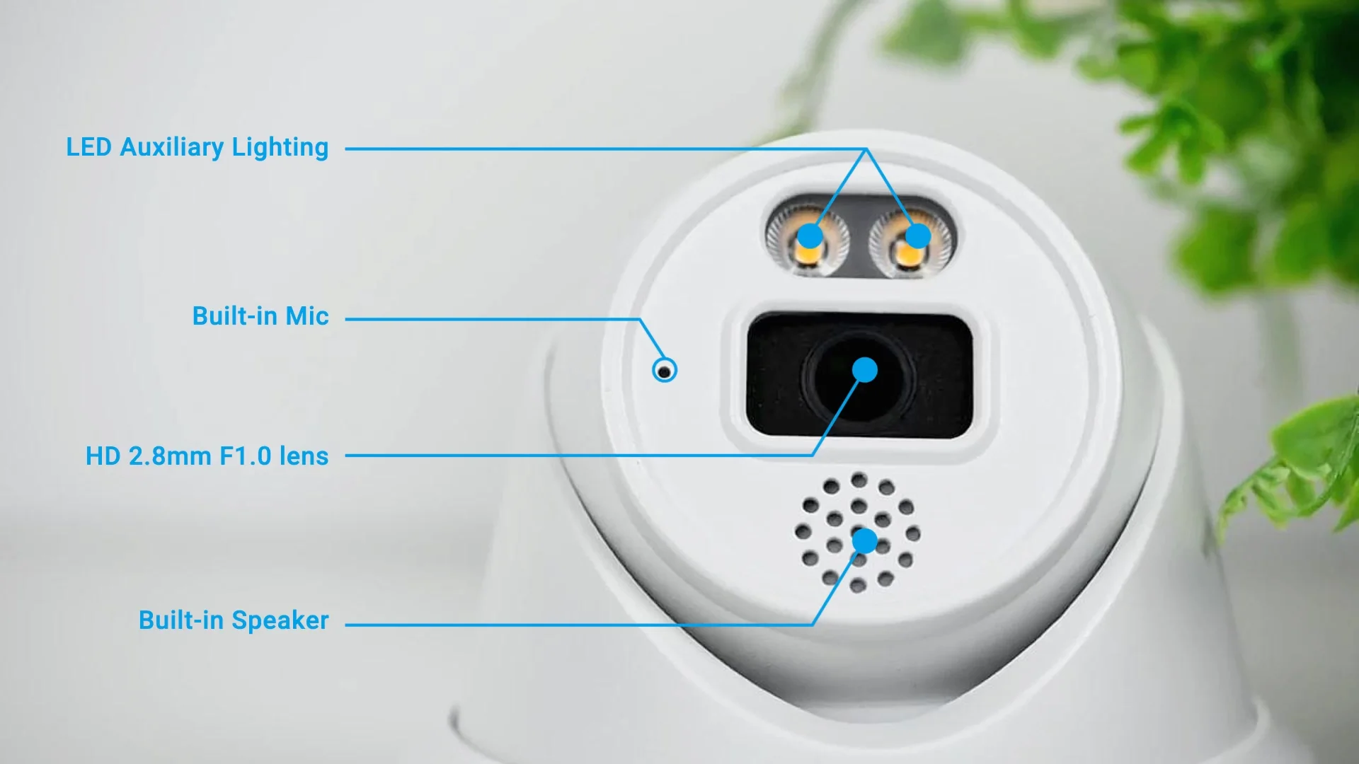 Colorvu Dual Light Audio Ip Poe Camera Ip66 Wdr 4mp/5mp/6mp Full Color ...