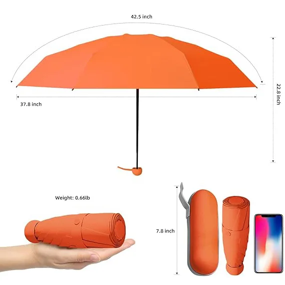 Foldable Lady Sunshade Small Sun Uv Protective Umbrella Wholesale ...