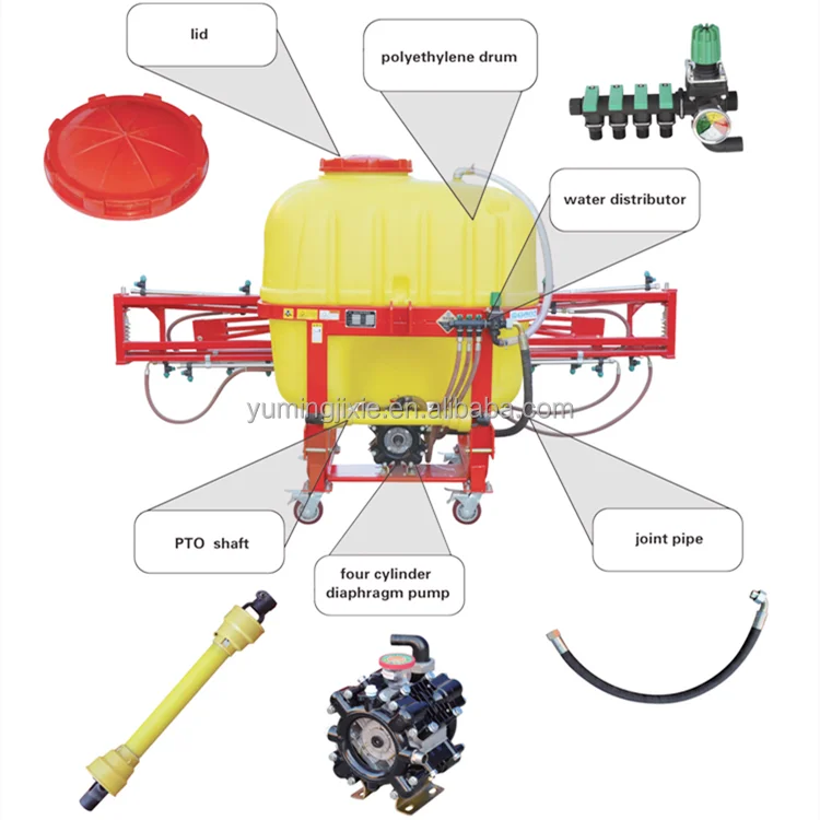 Tractor Hanging Farmland 500L Sprayer - High Efficiency