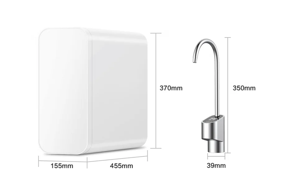 600gsmart Faucet TDS Display Ro Water Purifier for Home