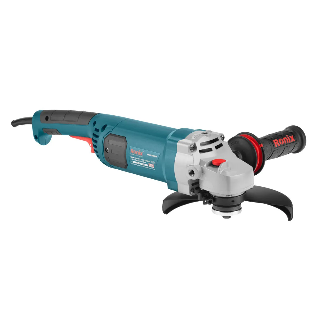 Ronix Rh-3250 Model 2200w 180/230mm Angle Grinder With Safety Guard And ...