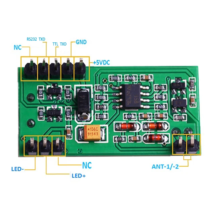 Cheap 125khz RFID Reader Module with Antenna Support