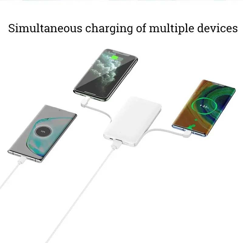 Custom Logo Credit Card Power Bank 5000mah Li Polymer Portable 10000mah ...
