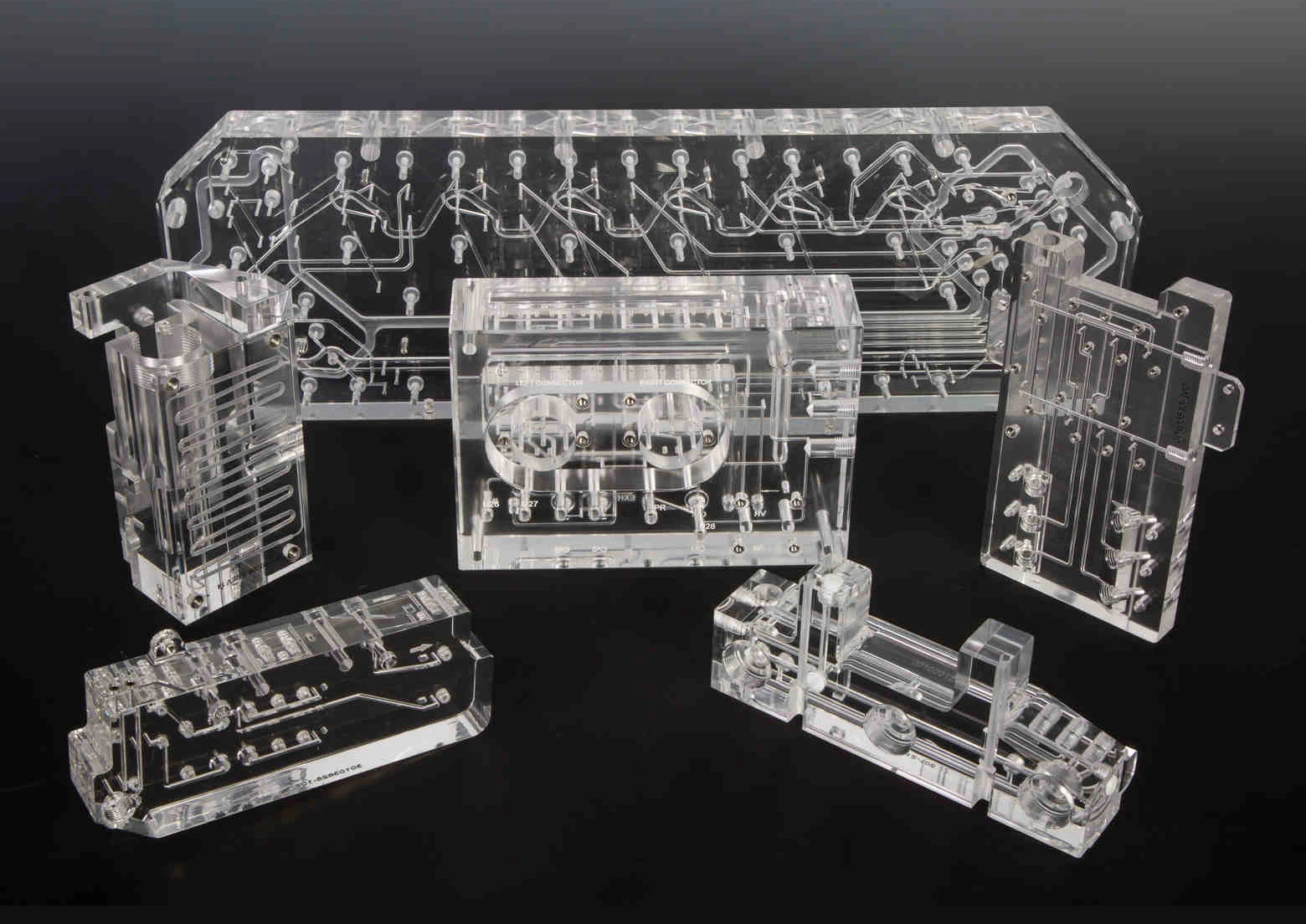 High Accuracy Diffusion Bonding Medical Transparent Acrylic CNC ...