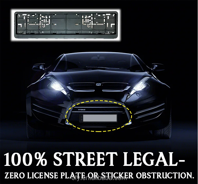 Oem Pp Plastic European Style Car License Plate Frame Car Number ...