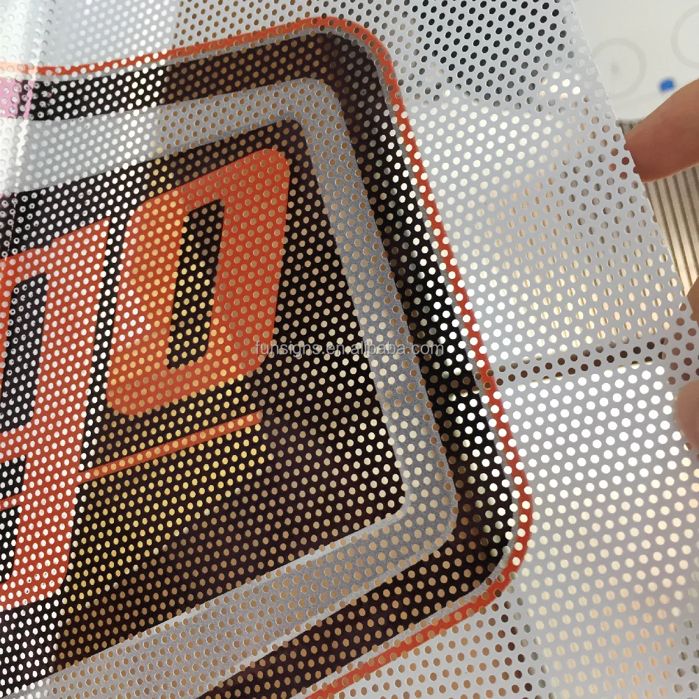 Customizable One Way Vision Window Stickers for Advertising
