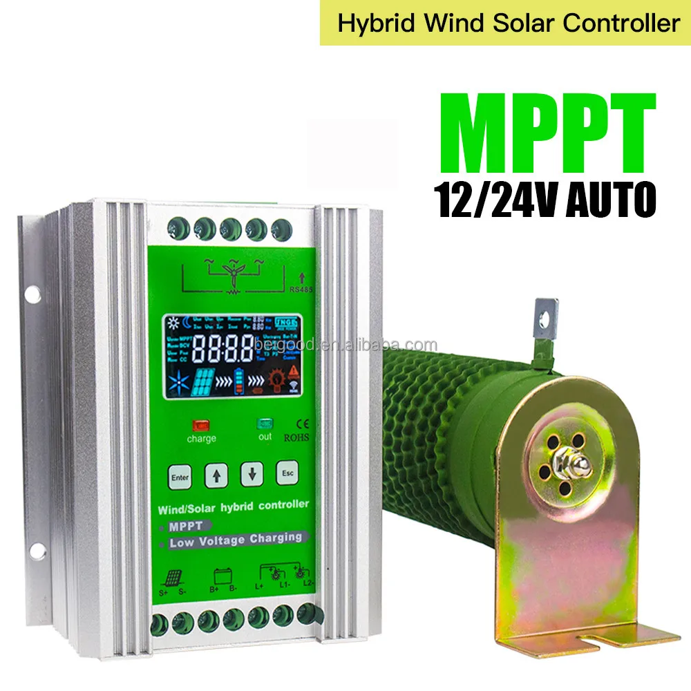 300w Wind Turbine Controller - MPPT Solar Charge Control