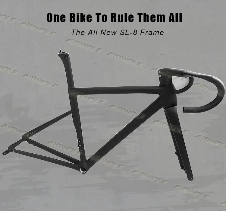 2024 Carbon Racing Fibre Road Bike Frame - Aerodynamic & Lightweight