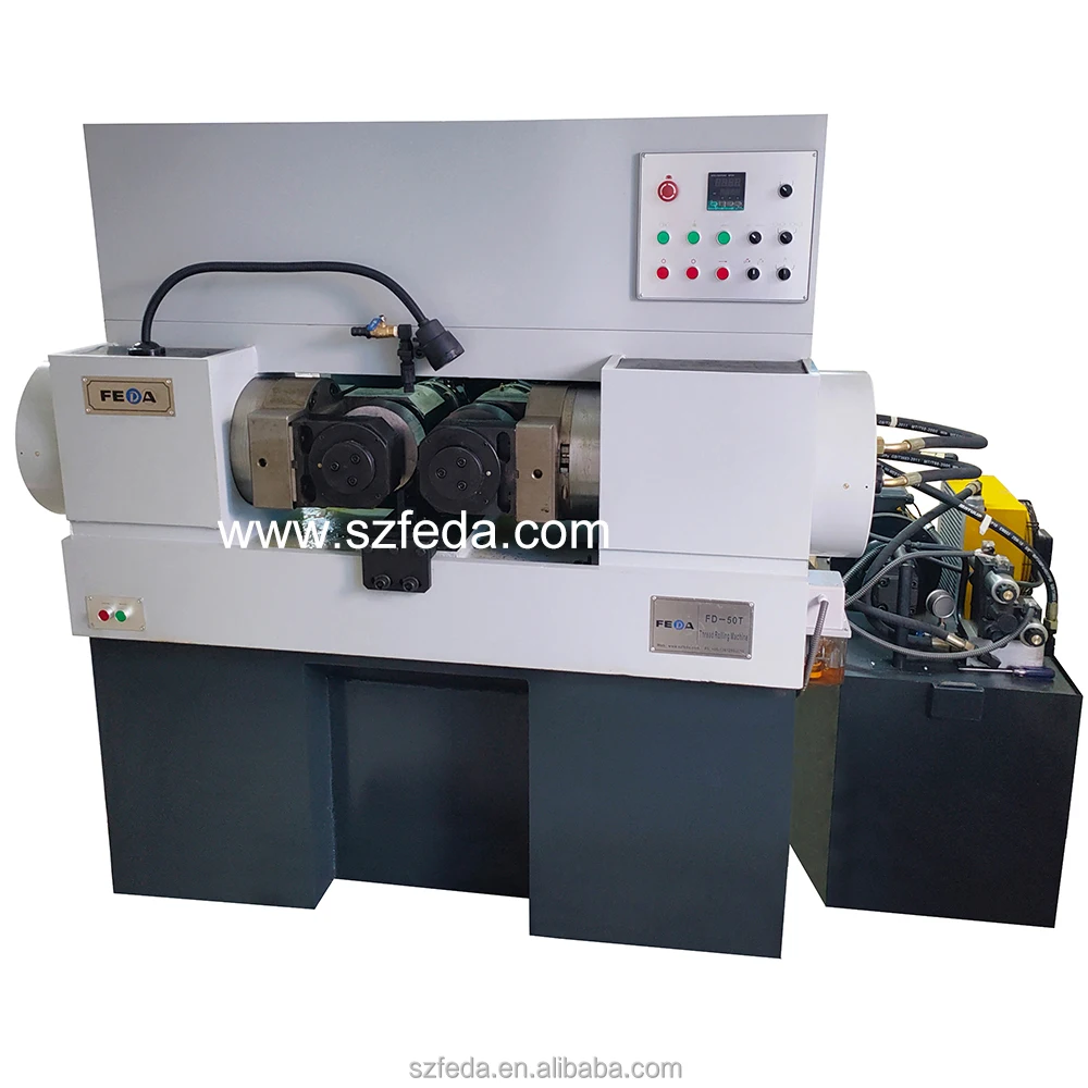 Stud Bolt Thread Rolling Machine - Heavy Duty & Hydraulic