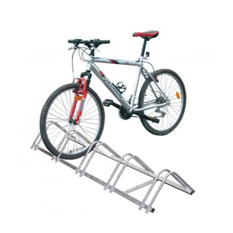 Outdoor Street Steel Bike Rack Outside Roadside Bicycle Stand Street ...