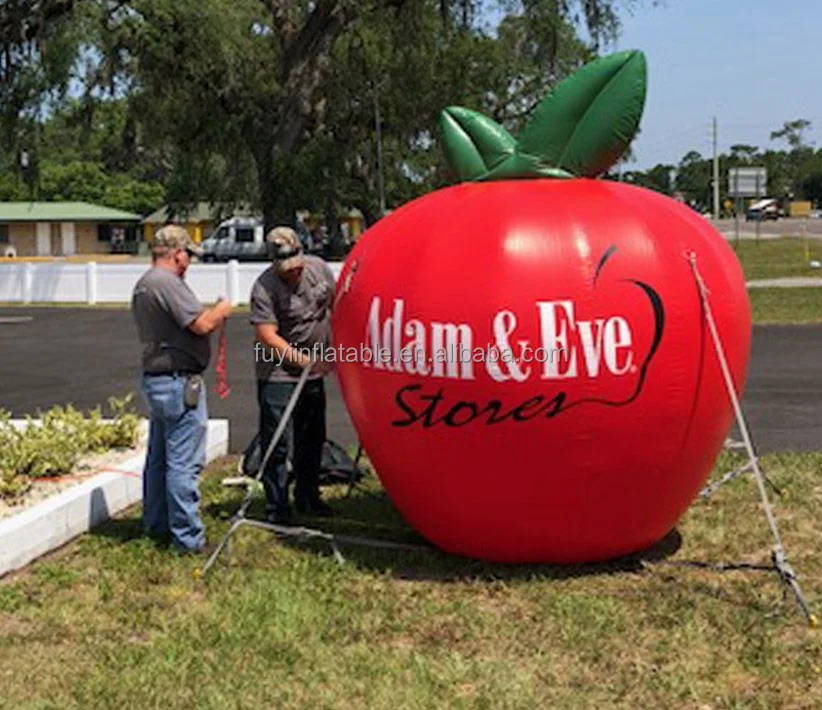 Giant Inflatable Apple Balloon for Advertising Inflatable Apple Model ...