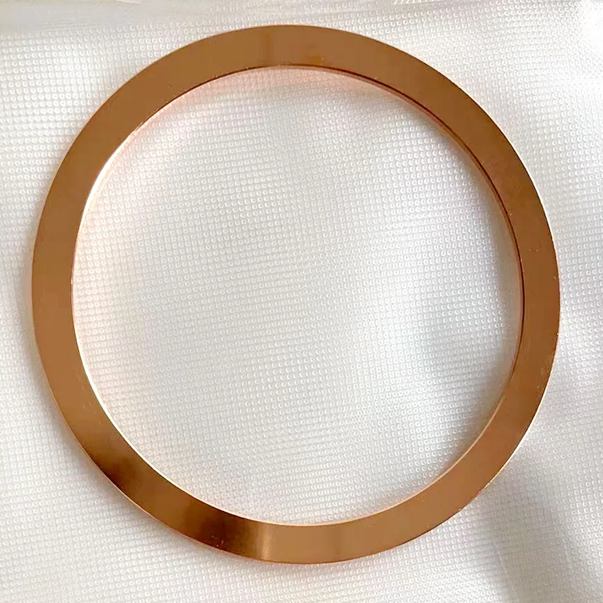 ISO CF35 CF63 Flat Oxygen Free Copper Seal Gasket for UHV