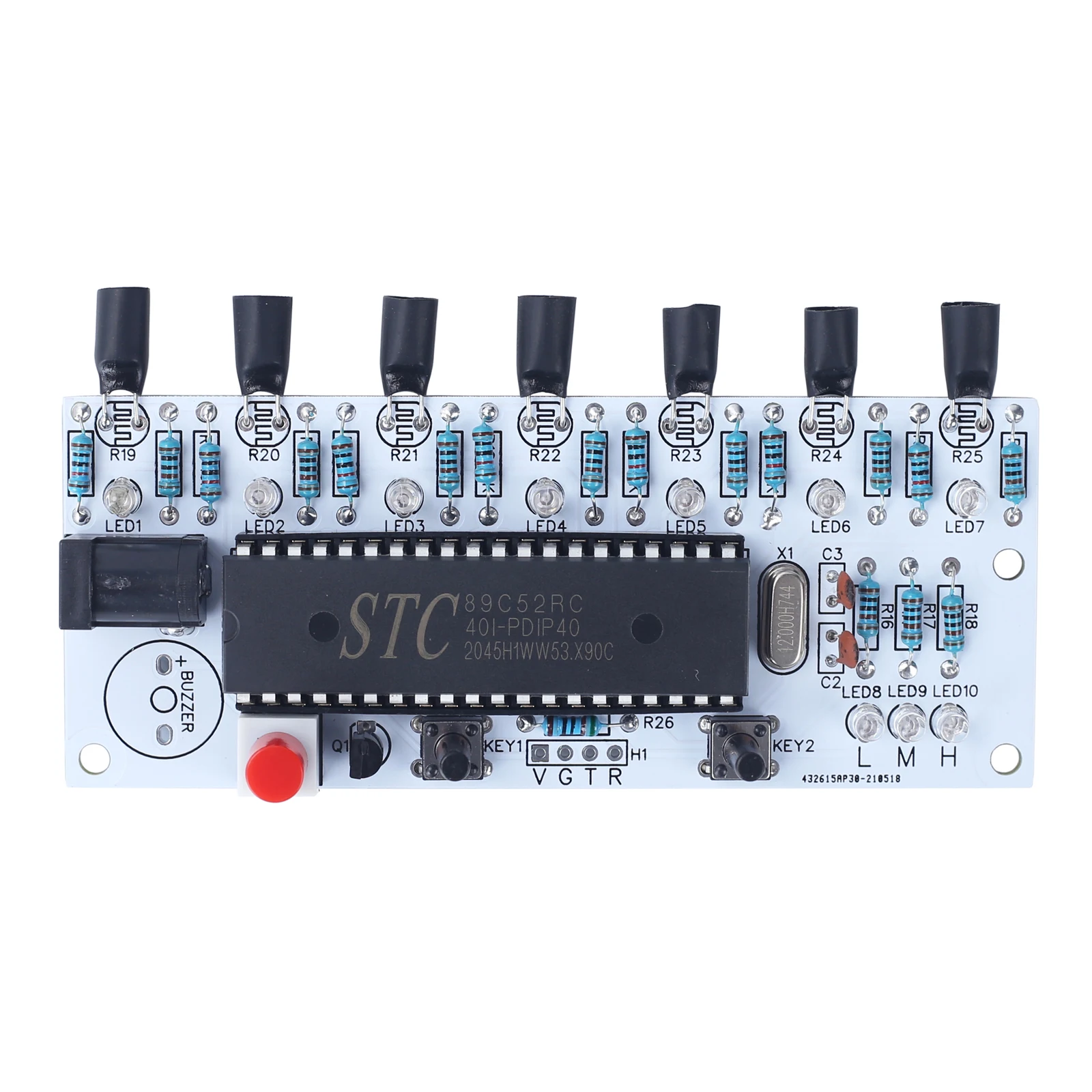 Diy Electronic Laser Piano Kit Hu-013 7 Music Scales Player Soldering ...