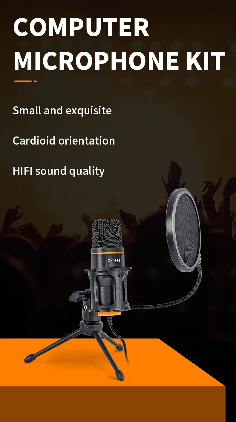 Streaming Studio Condenser Microphone - Professional Quality