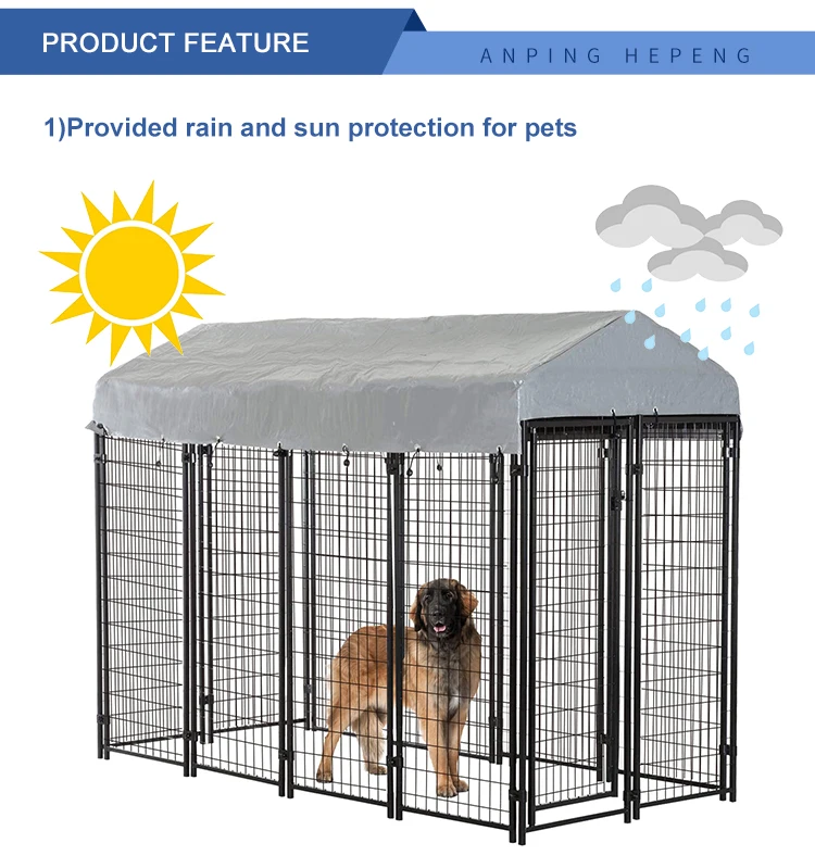 Heavy Duty Modular 6x10 Outside Welded Wire Metal Mesh Extra Large ...