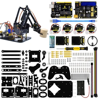 Keyestudio 4dof Mini Desktop Robot Arm Kit For Arduino Educational ...