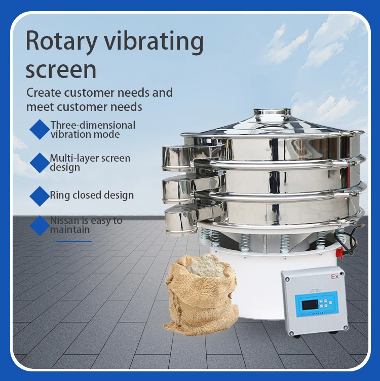 Multi-Layer Ultrasonic Sieve Machine for Building Materials 50-500 Mesh ...
