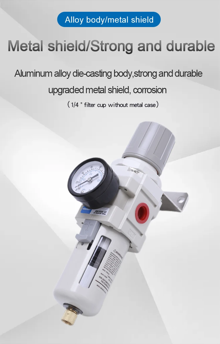 Aw4000-04d Aw Series Auto Drain Air Source Treatment Unit G1/2" Frl ...