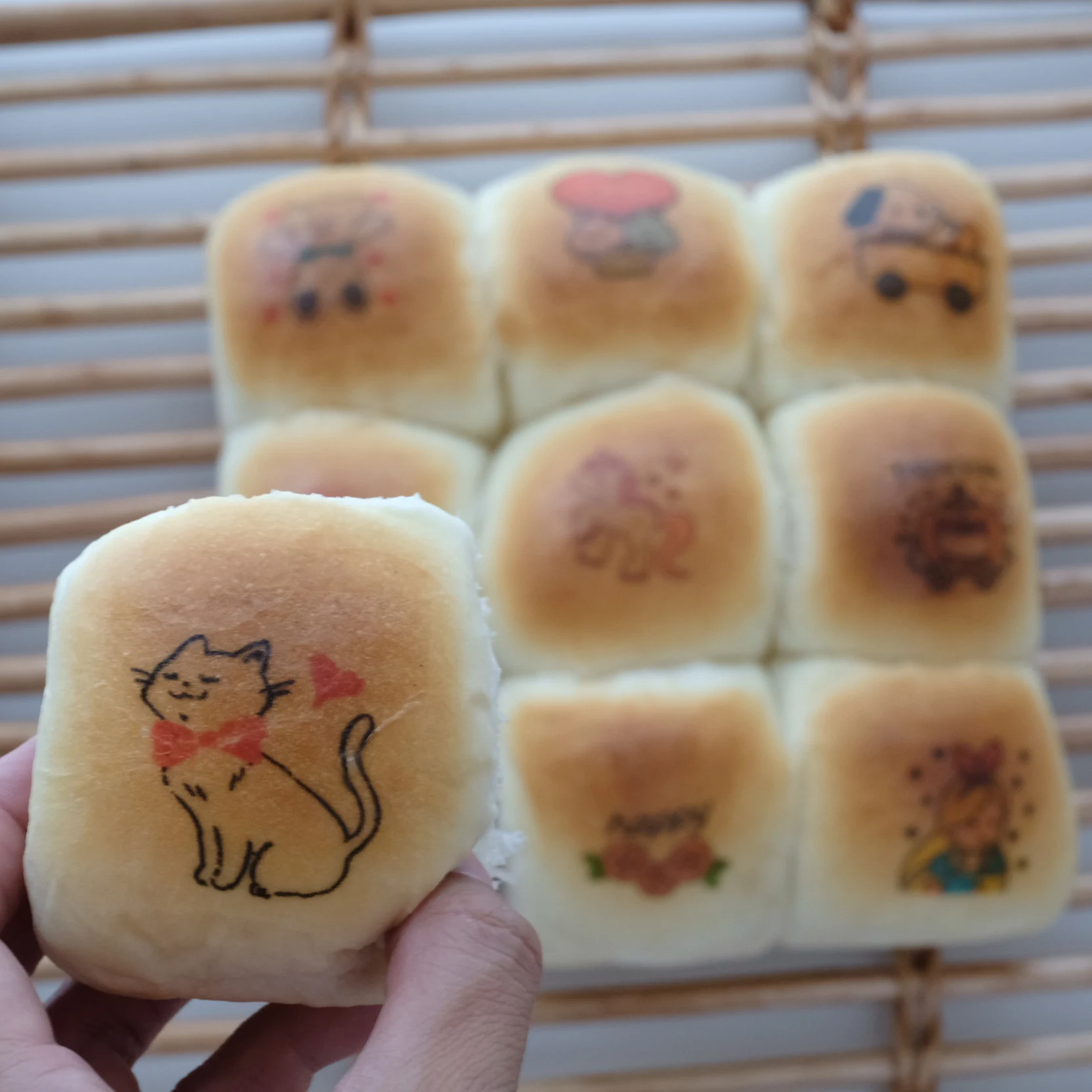 Edible Illustration custom Printed Wax Screen Print Transfers Printing ...