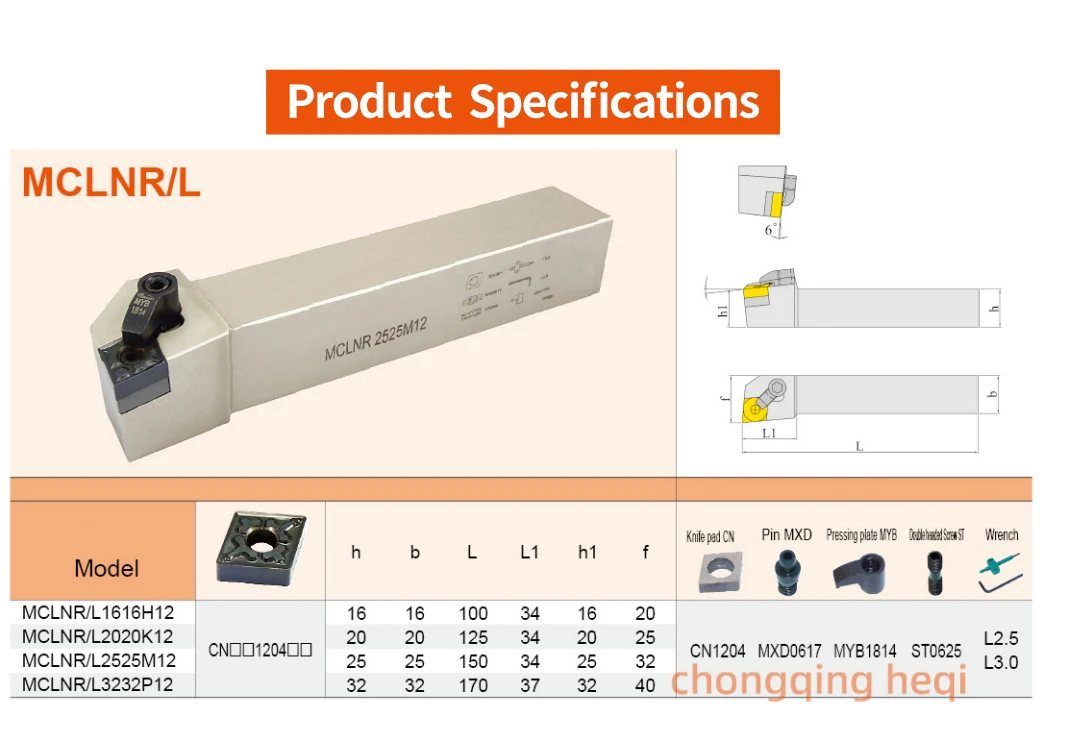Cnc Lathe Tools Machine Turning Internal Mclnr2020 Mclnr2525 Mclnr3232 Cutting Tool For Cnmg1204 ...