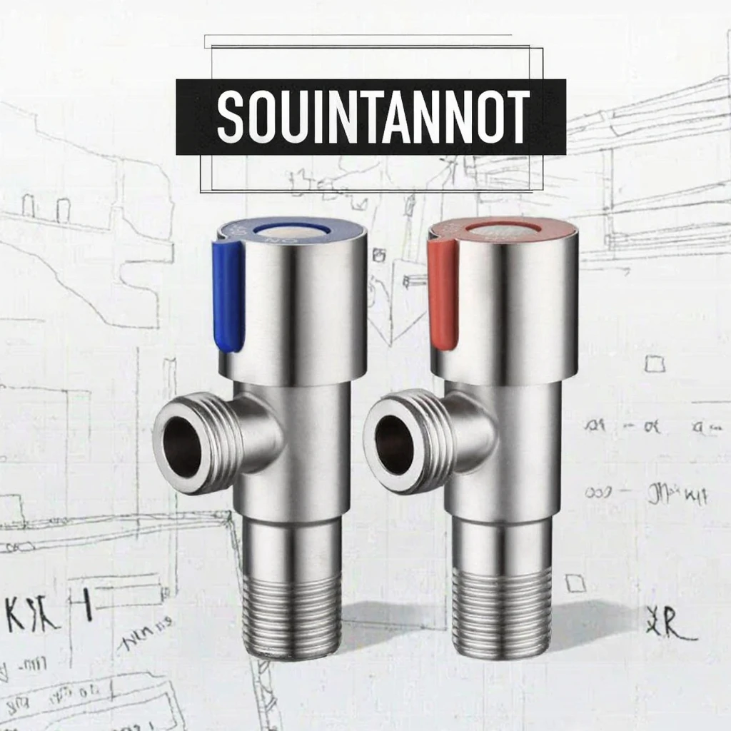 1/2 Inch Stainless Steel Hot & Cold Water Stop Angle Valve with ...