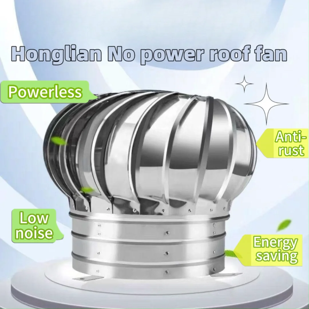 Wind Driven Roof Turbo Ventilator Turbine Exhaust Fan Industrial Roof ...