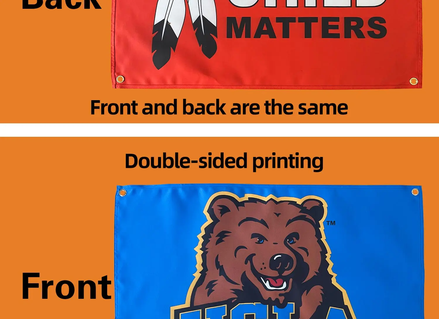 Custom Polyester Flags - Durable Outdoor Promotional Tools