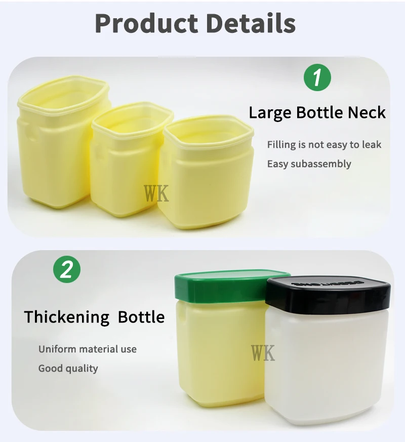 Empty Cosmetic Packing - 50g to 400g Plastic Bottles