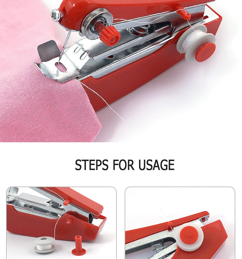 Easy use portable household manual hand sewing machine