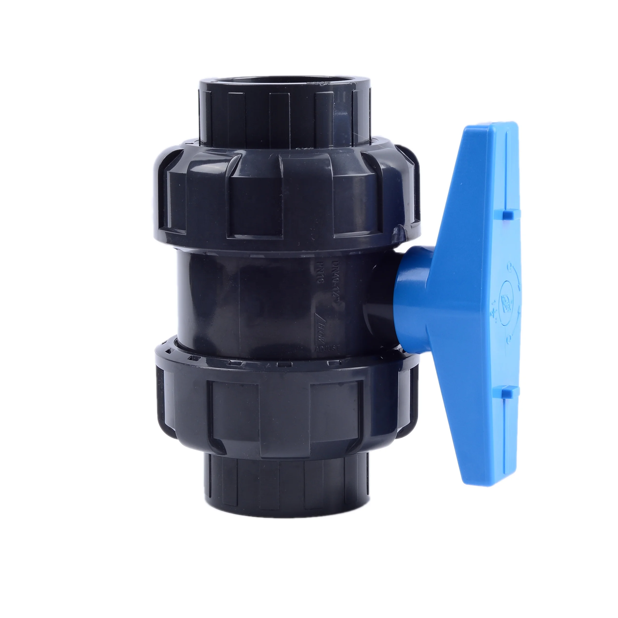 Plastic Pipe Fitting Pvc Plumbing Material Pvc Ball Valve Bule 2023 Hot ...