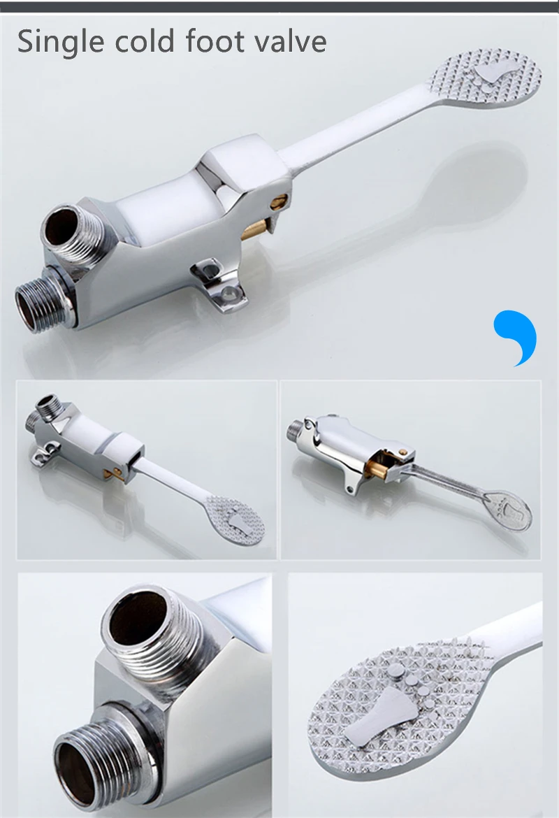 Foot Operated Foot Pedal Taps Avoid Cross-infection Water Slow Open No ...