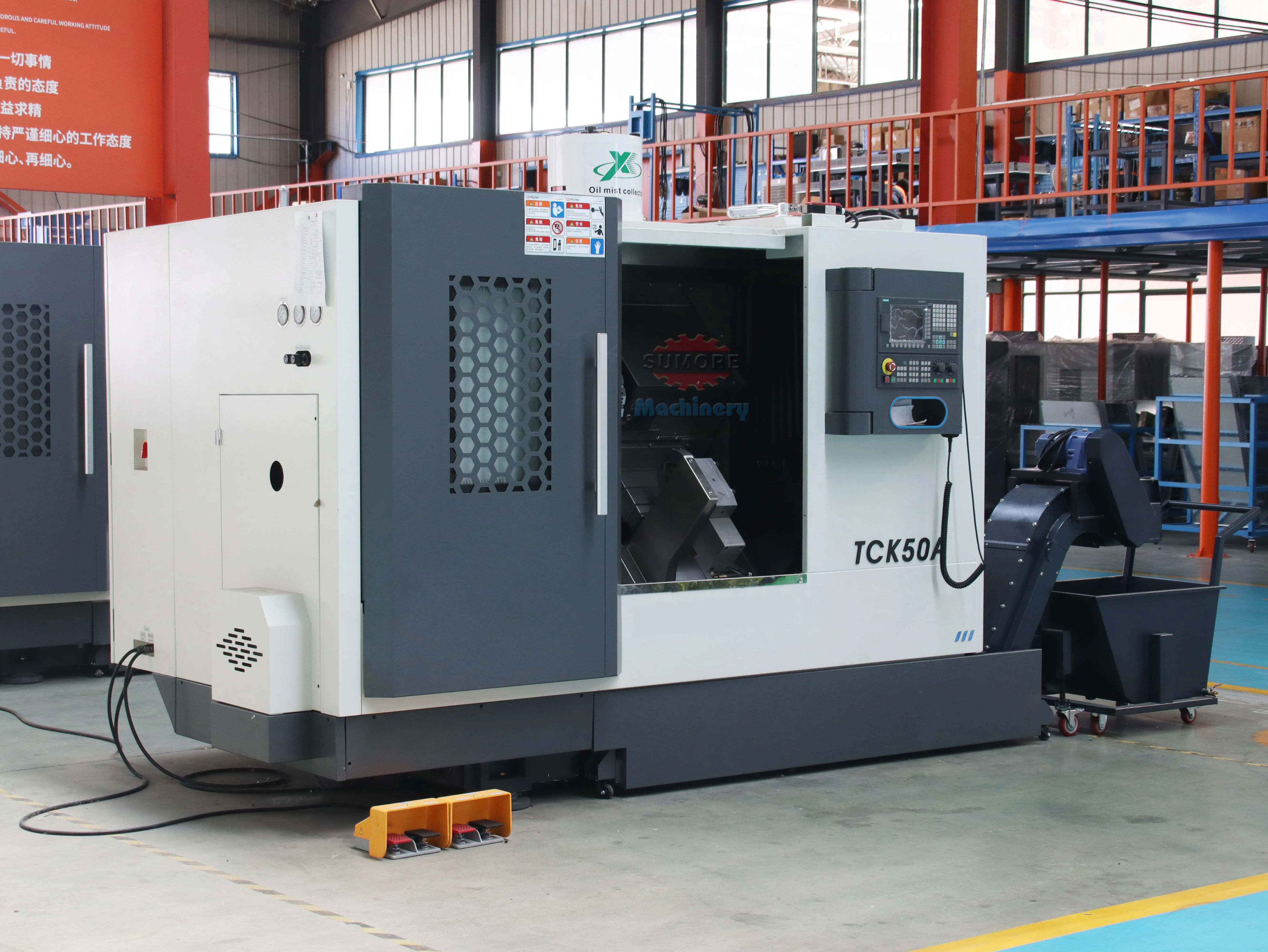 TCK50A/800 Precision China 2/3 Axis Turning Center Machine