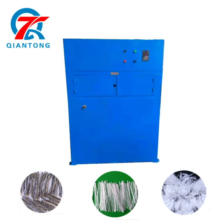 Pp Fiber Reinforced Concrete Filament Cutting Machine Plastic ...