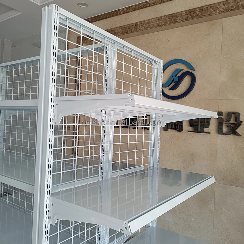 Iron Supermarket Shelf - Durable & Versatile Display Racks