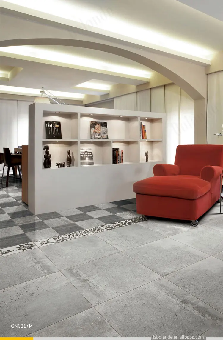 60x60 Non Slip Grey Porcelain Tiles for Bathroom Walls