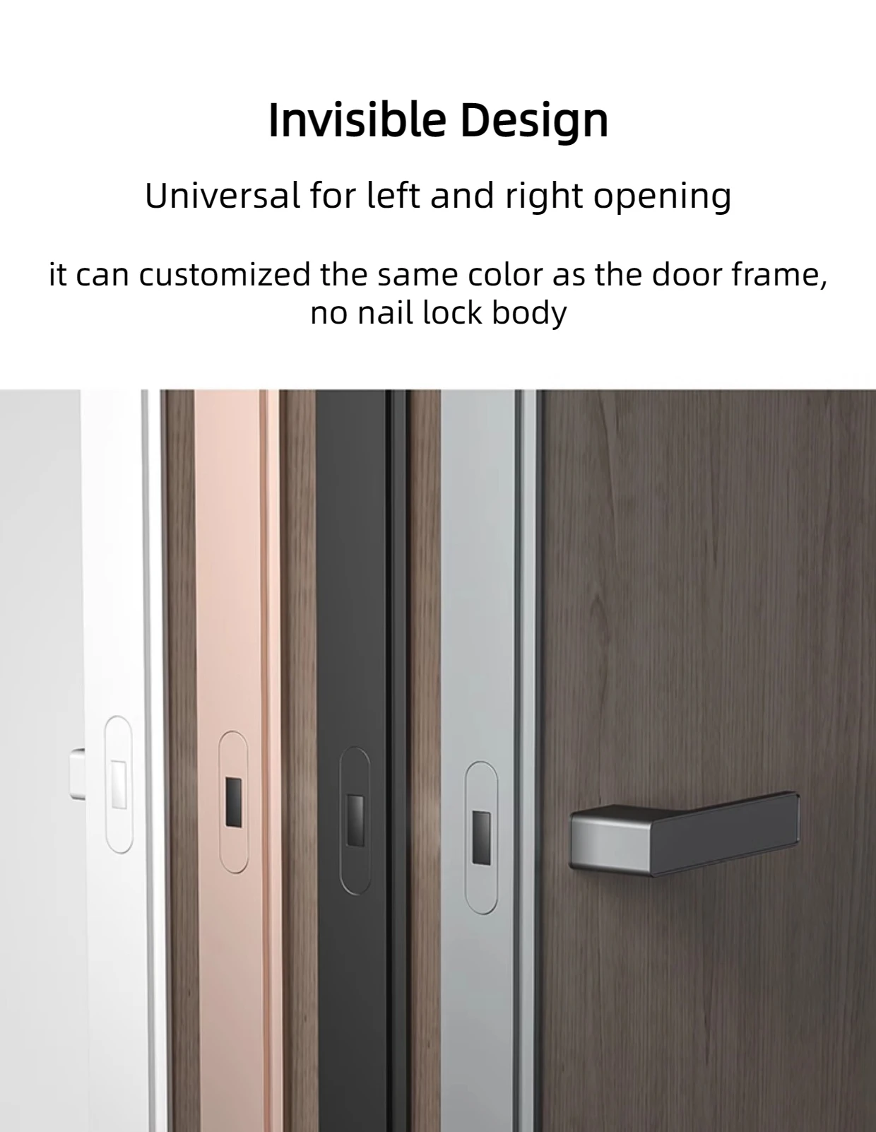 Italian Invisible Door Handle - Modern & Durable Design