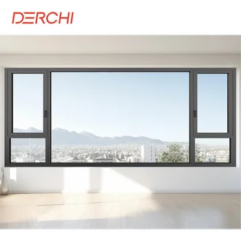Derchi Prefabricated Windows And Doors Aluminium Frame House Casement ...