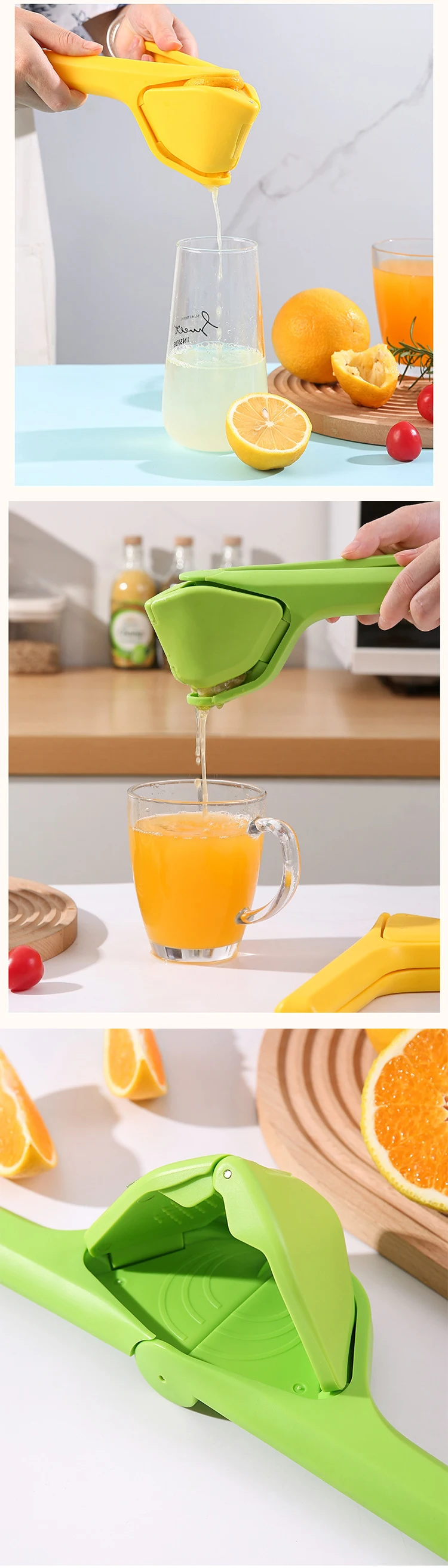 Mini Citrus Juicer - Efficient Manual Fruit Squeezer