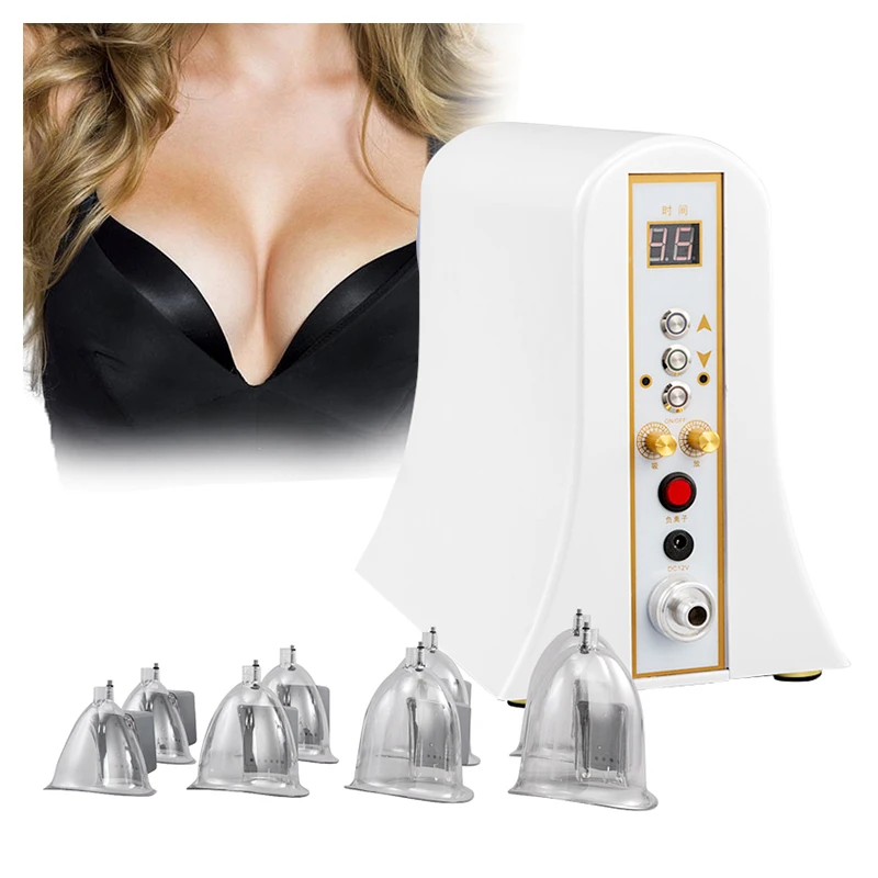 Vacuum Suction Cup Therapy Vacuum Butt Lifting Machine / Breast Enhancement Buttocks Enlargement ...