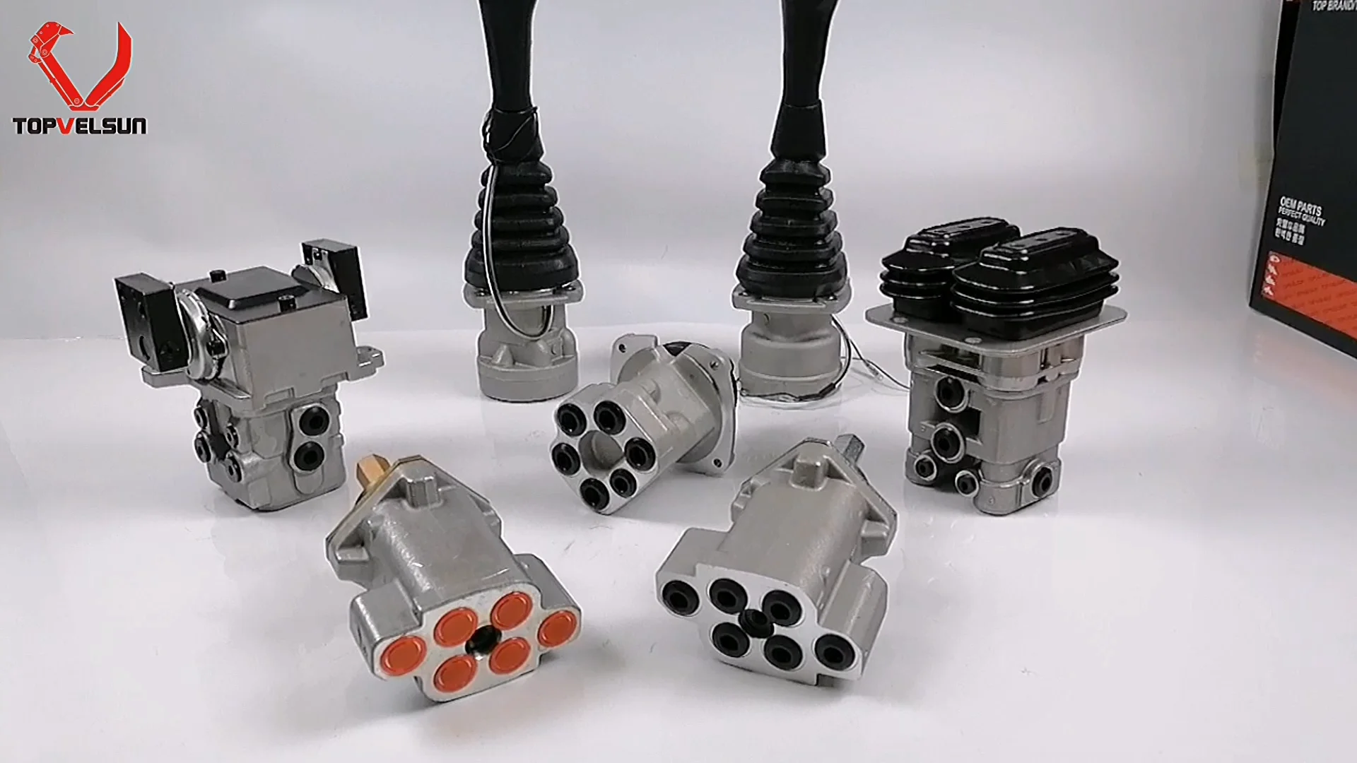 E320c Excavator Pilot Control Valve 1659569 Joystick Control Handle ...