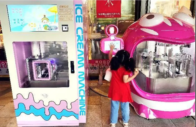Smart Fully Automatic Smoothie Gelato Ice Cream Machine