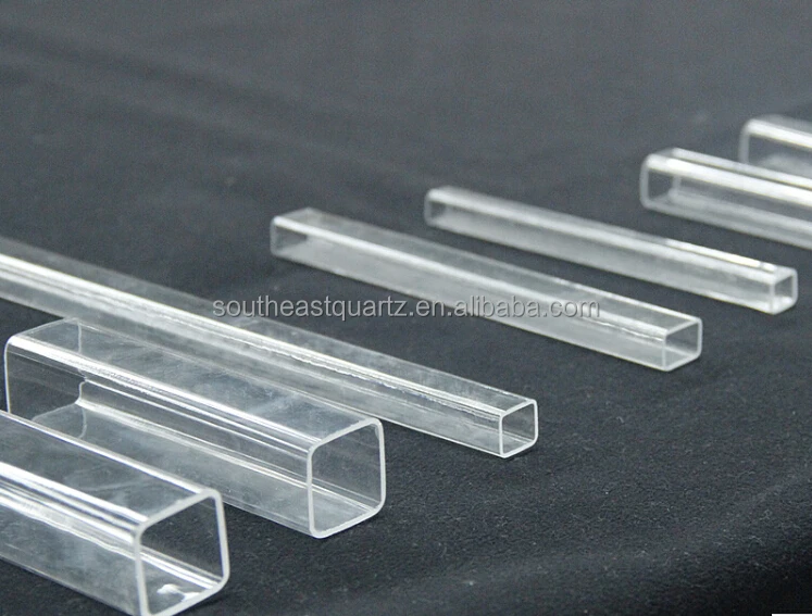 Custom Clear Square Glass Quartz Tube - Buy Square Glass Quartz Tube ...