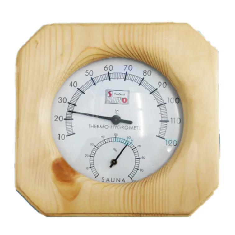 Wooden Sauna Thermo-hygrometer,Double Wood Hygrometer - Buy Sauna ...